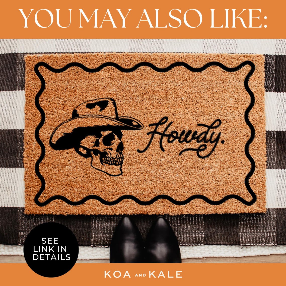 Ghost Welcome Mat Farmhouse Halloween Decor for Front Door Cute ...