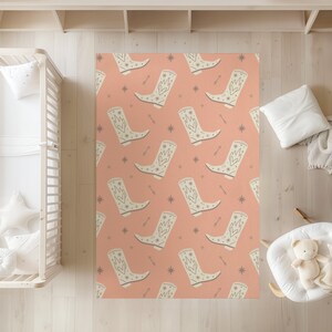 Retro Cowboy Boot Rug Cute Western Theme Apartment Decor Texas Dorm ...