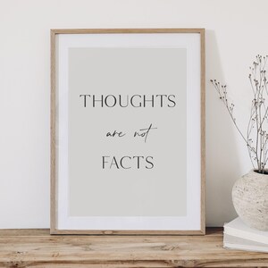 Neutral Calming Therapy Poster Set Neutral Mindset Wall Art Bundle ...