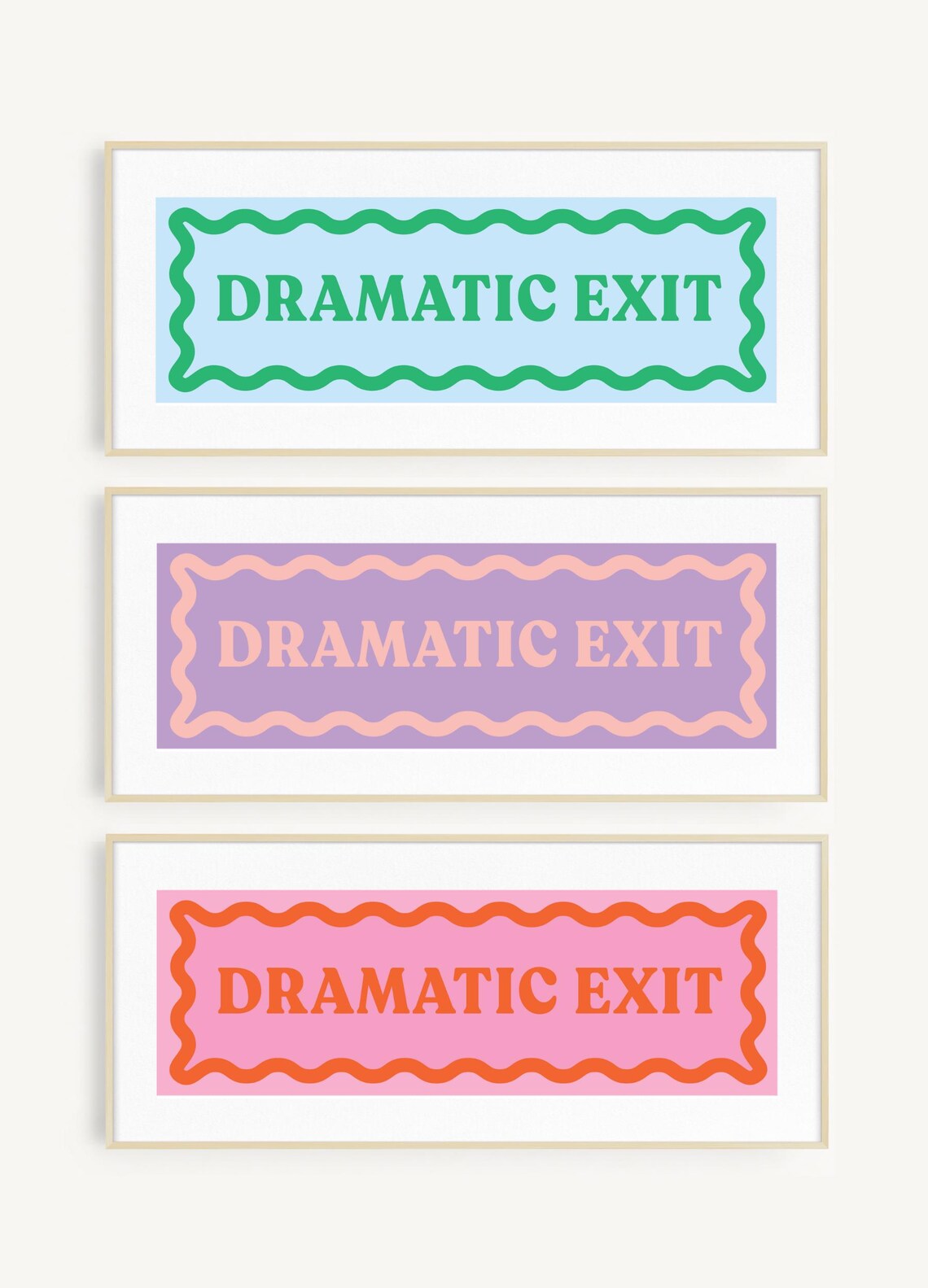 Dramatic Exit Door Topper Print Digital Colorful Exit Sign Printable ...