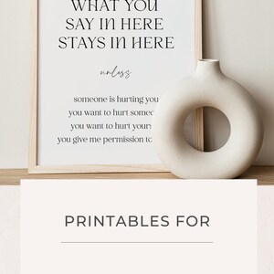 Confidentiality Poster Boho Counseling Office Decor School Psychologist ...