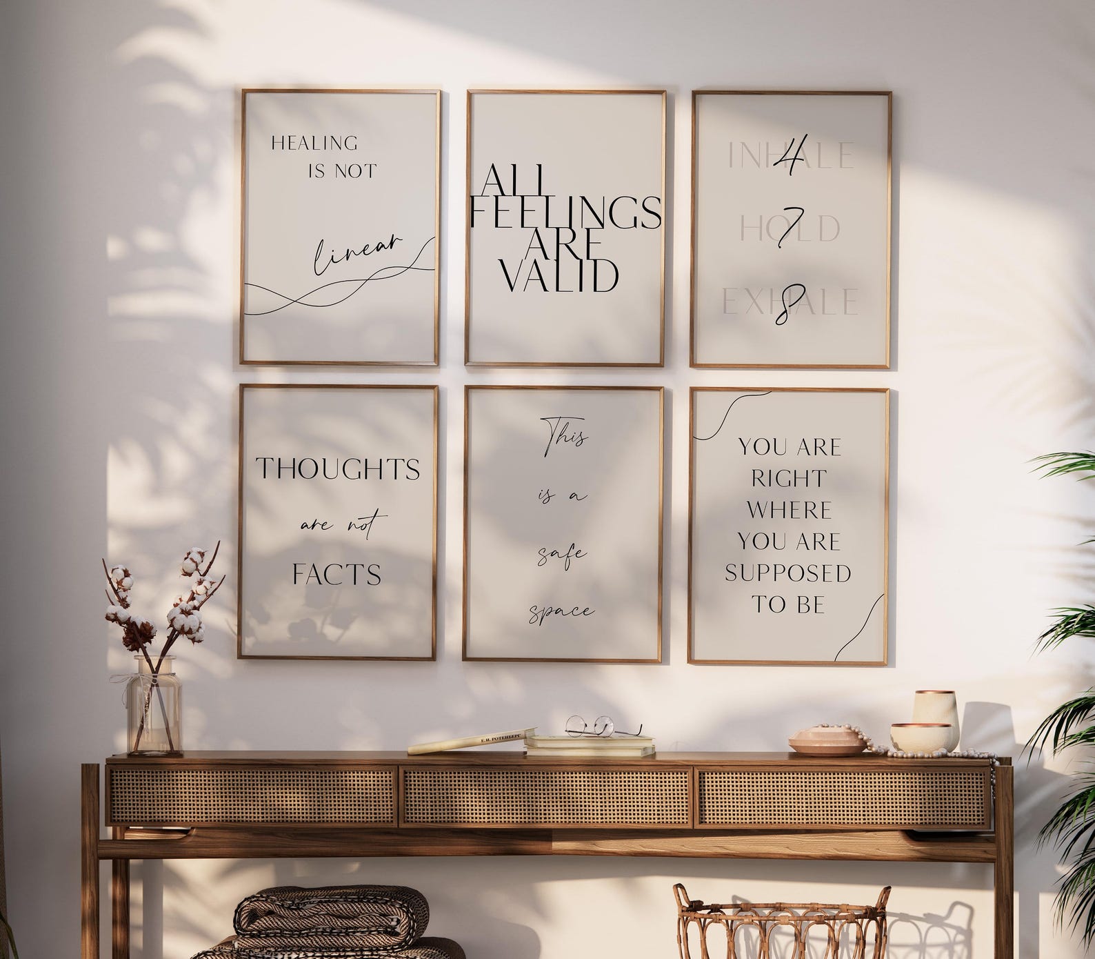 Counselor Poster Set Minimal Counselor Sign Bundle Counseling Poster ...