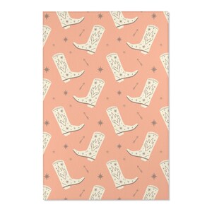 Retro Cowboy Boot Rug Cute Western Theme Apartment Decor Texas Dorm ...