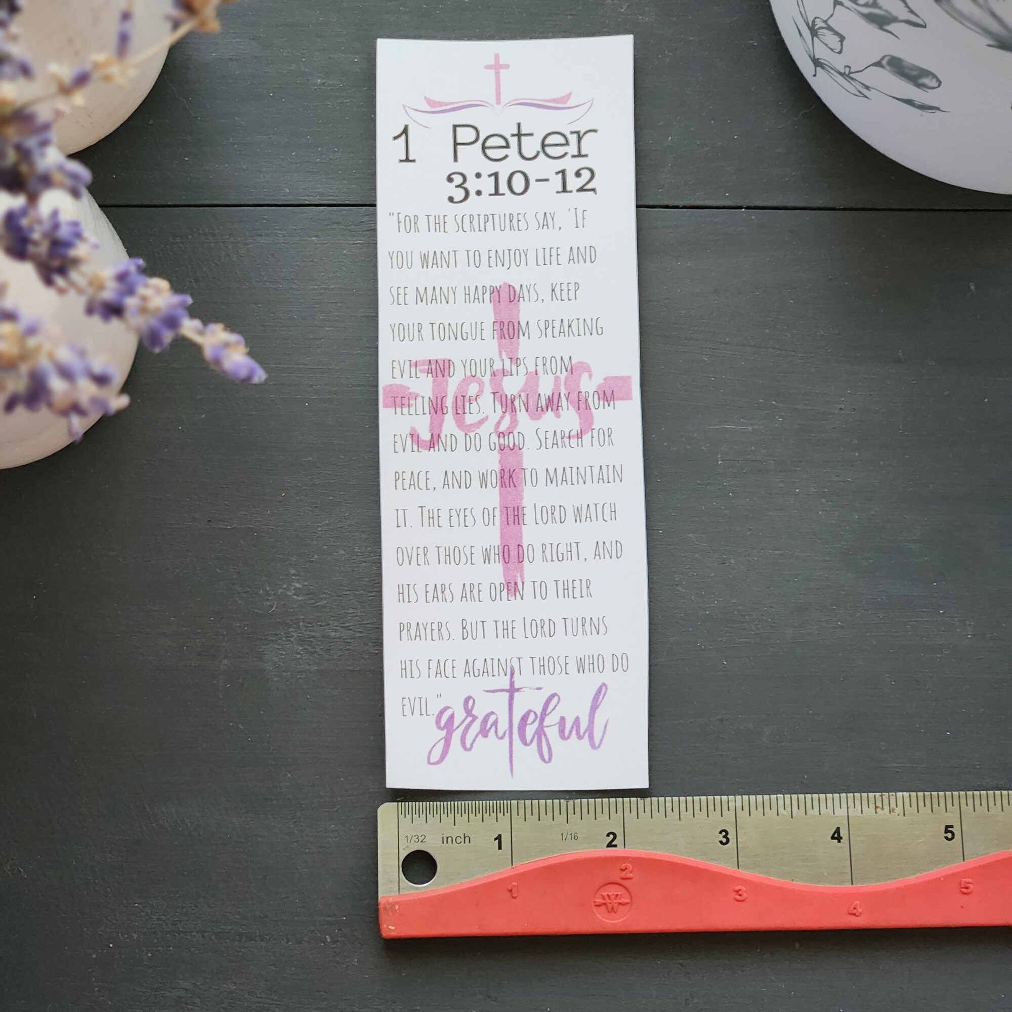 1 Peter Chapter 3 Bookmarks - Digital Download - Verse's - Christian ...