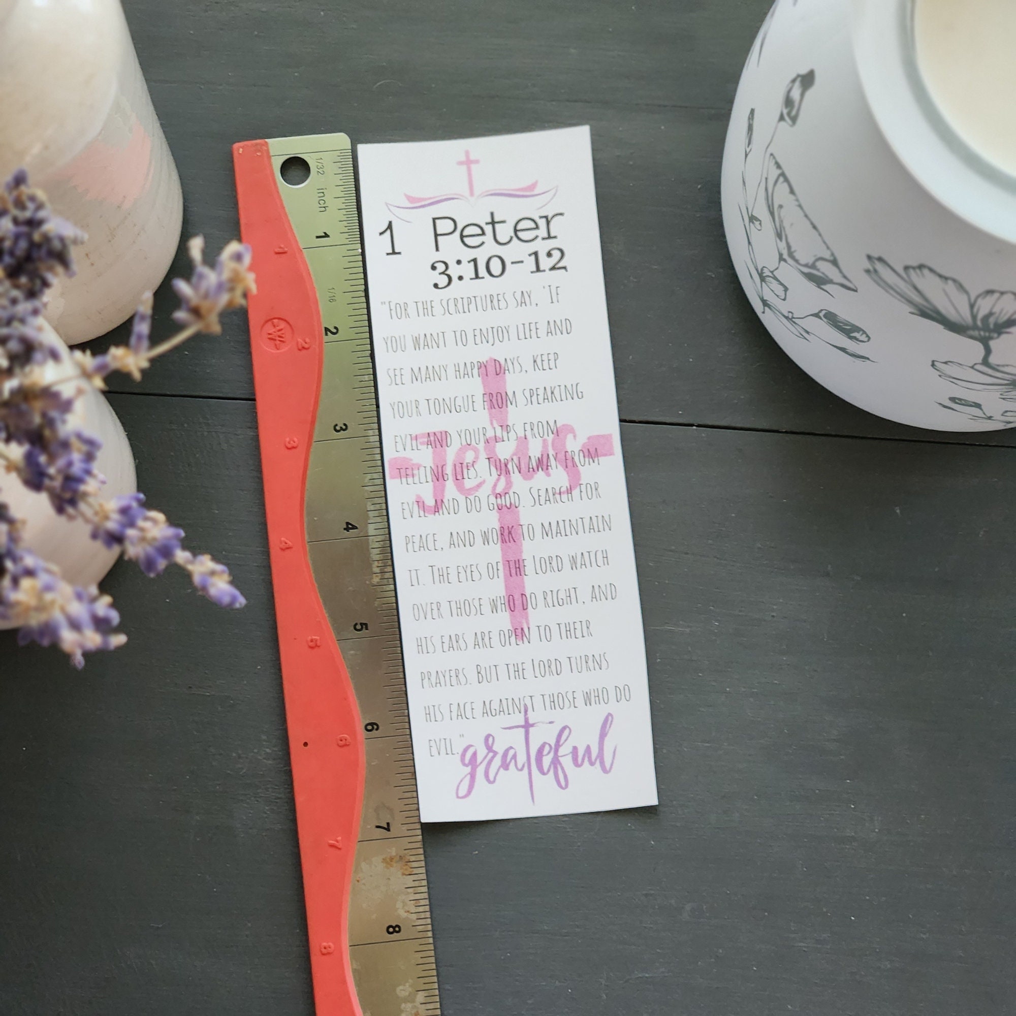 1 Peter Chapter 3 Bookmarks - Digital Download - Verse's - Christian ...