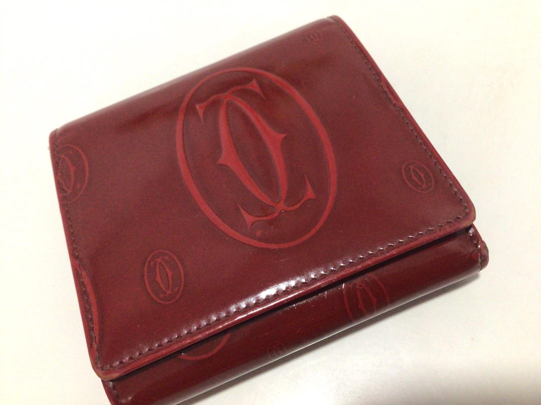 CARTIER Paris Ladies “ HAPPY BIRTHDAY “ Clutch Wallet / Made in France ...