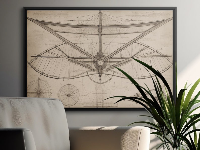 Digital Art File of a Leonardo Da Vinci Invection Wall Art, High ...