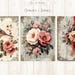 Vintage Floral Clipart: Shabby Chic Roses Ephemera (digital Download ...