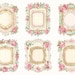 Cottagecore Frames 50 Clipart: DIGITAL Victorian Style Borders, Rustic ...