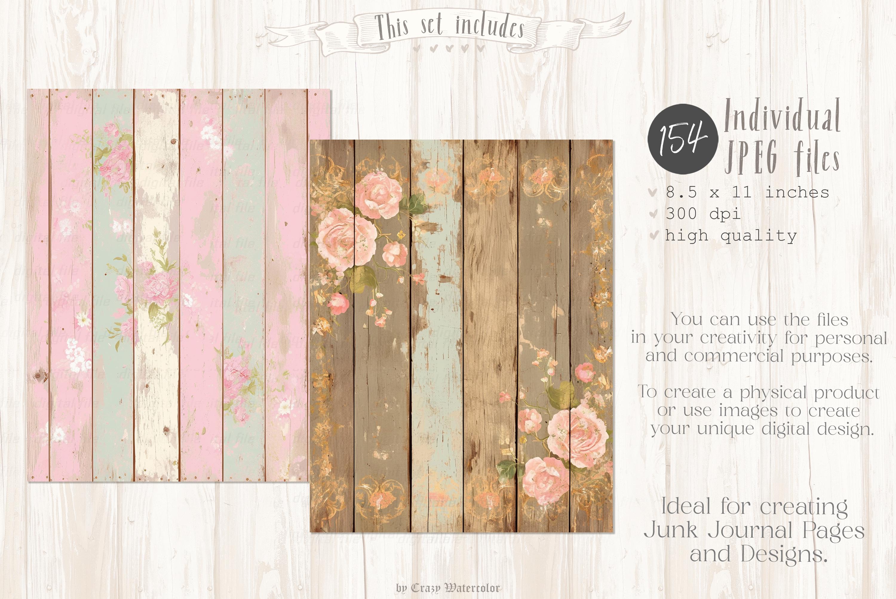 Shabby Chic Backgrounds 154 Images: Vintage Pink Grey Green Wooden ...