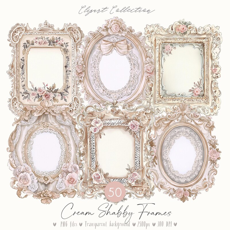 Shabby Chic Frame - Etsy