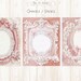Delicate Pink Frames 50 Images: Planner Empty Pages, Invitations ...