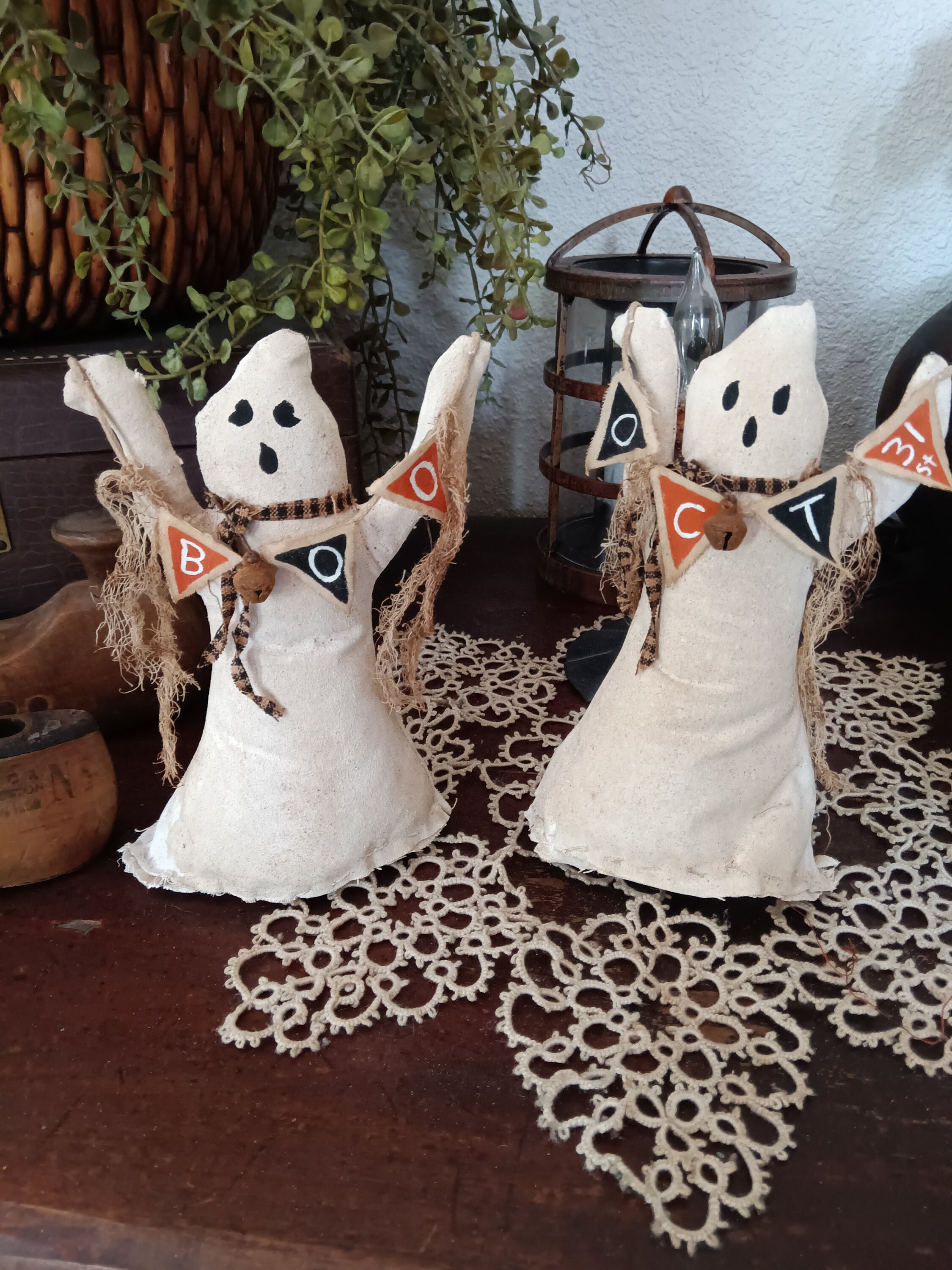 Primitive Grungy Halloween Ghost - Etsy