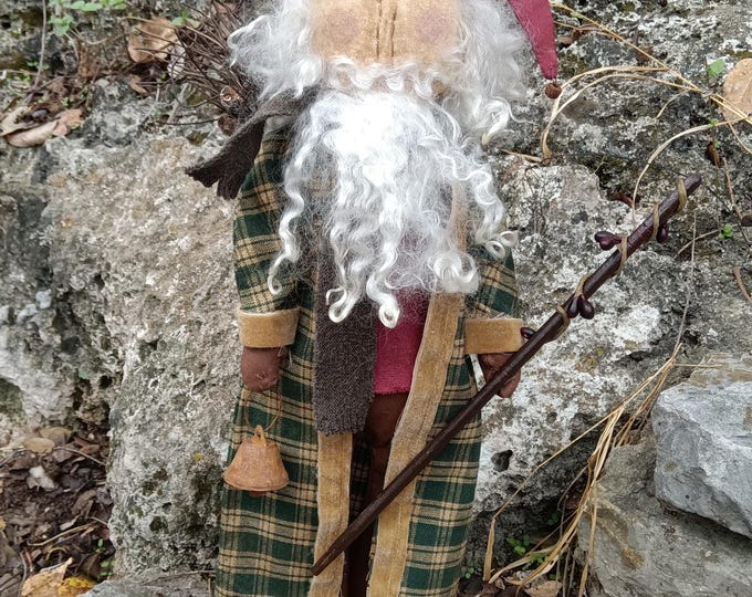Primitive Woodland Santa - Etsy