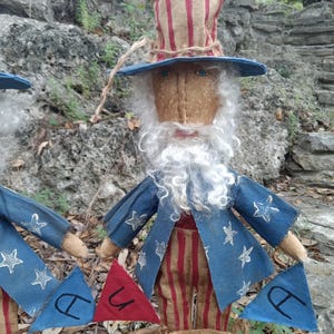 Primitive Uncle Sam - Etsy