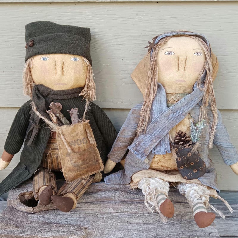 Primitive Winter - Etsy
