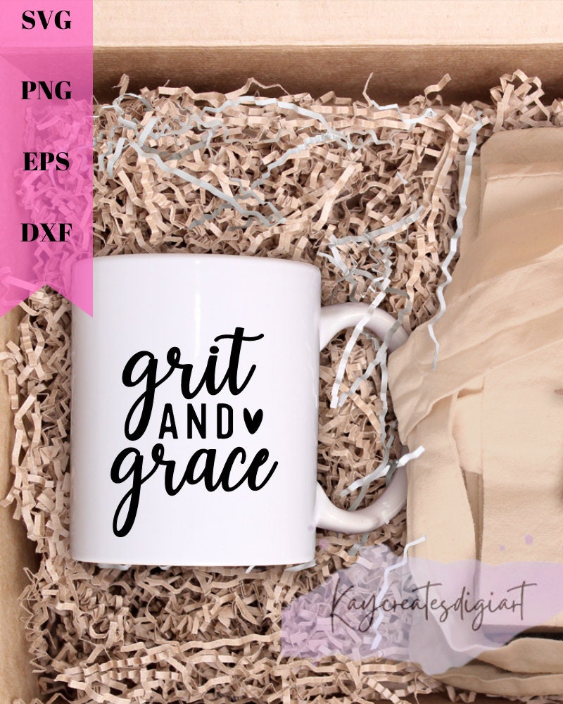 Christian Pnggrace Svg, Grace and Grit, Faith Svg, Eps, Religious Svg ...