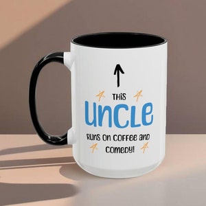 Funny Uncle Mug and Coaster Personalized Funcle Gift Best Uncle Ever ...