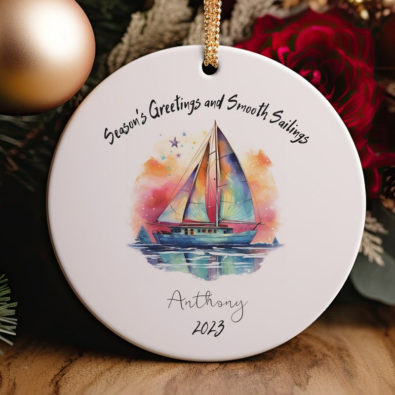 Sailboat Ornament - Etsy