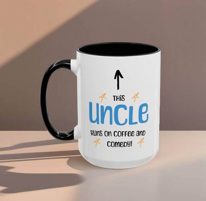 Funny Uncle Mug and Coaster Personalized Funcle Gift Best Uncle Ever ...