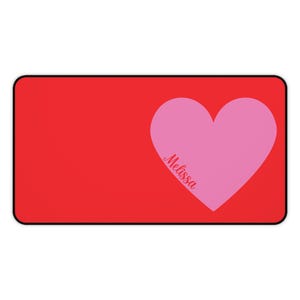 Personalized Desk Mat Workspace Inspo Mouse Pad Cute Office Decor Desk ...