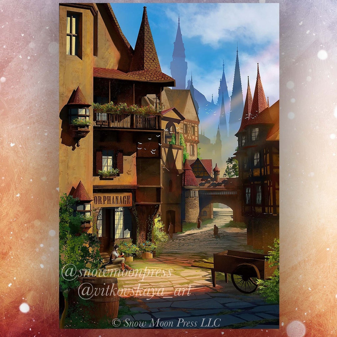Fantasy World - the Orphanage - Bookish Art Print - Etsy