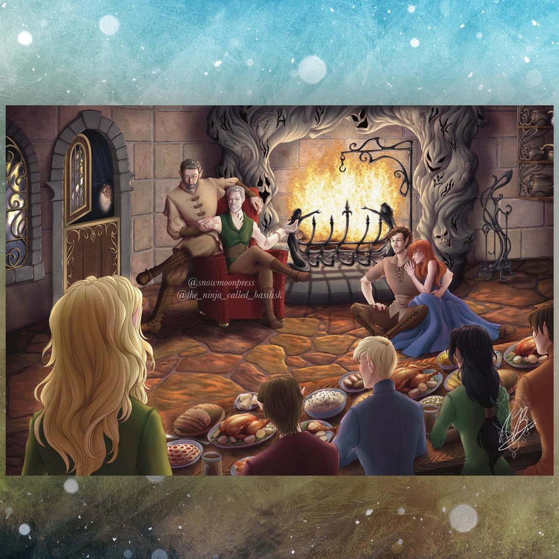 Heir of Fire - Story Time - Officially Licensed Art Print - Throne of ...