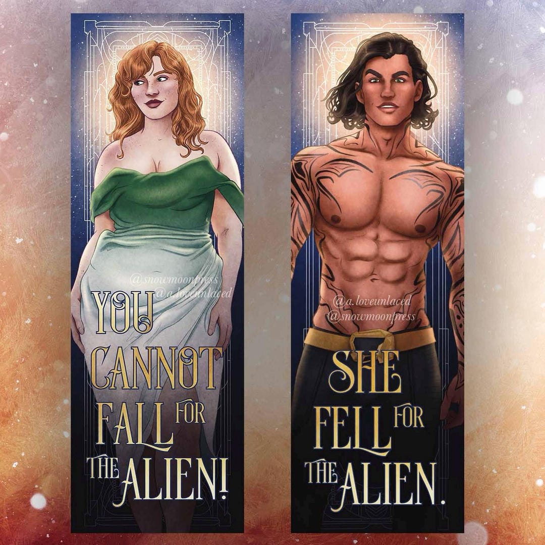 Jade & Theo Bookmark Officially Licensed Bookmark Clecanian Series ...