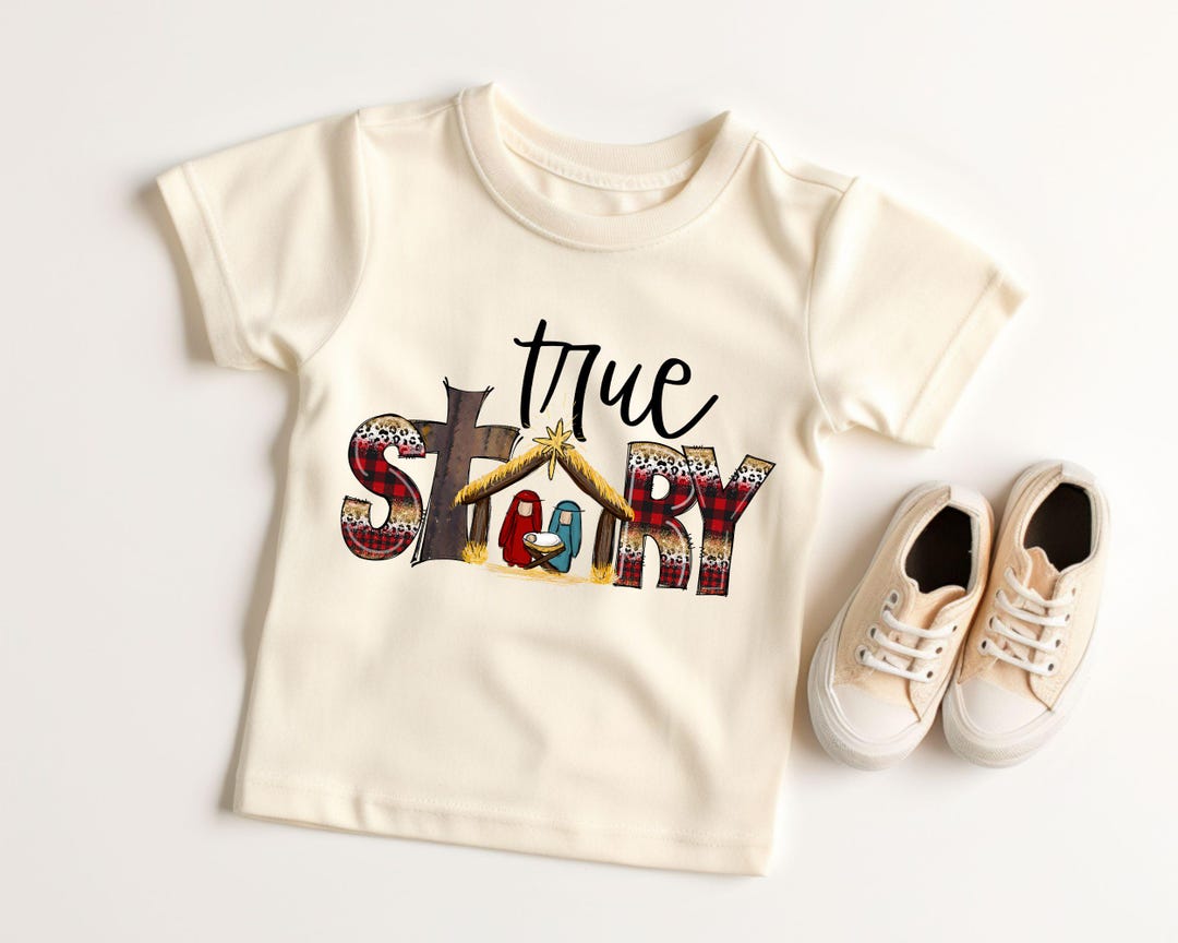 Christmas Nativity Scene T-shirt, Christian True Story Shirt - Etsy