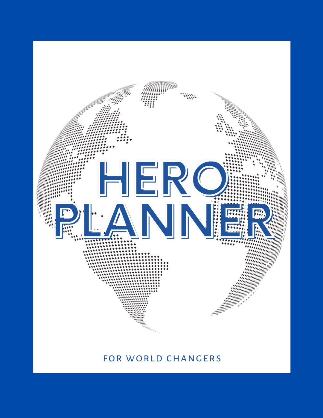 EDITABLE Hero Planner - Template - Etsy