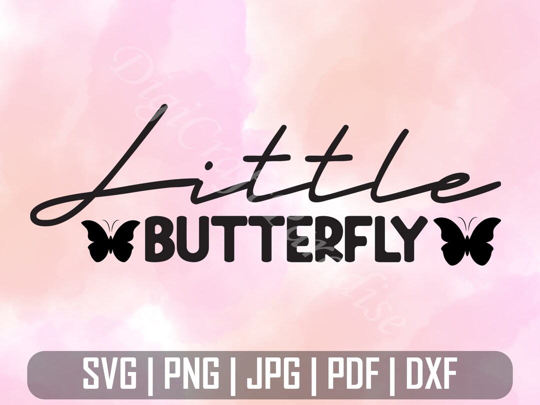 Little Butterfly SVG Baby PNG Sublimation for Tshirt/mug - Etsy