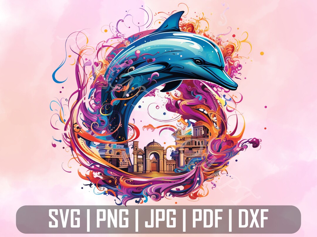 Delphine SVG Delphine PNG Sublimation for Tshirt / Mug, Trendy Pdf/dxf ...