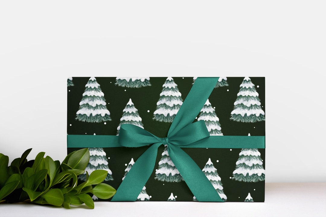 Evergreen Elegance Gift Wrap Sheets christmas - Etsy