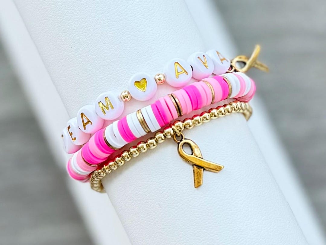 Breast Cancer Bracelets, Survivor, Personalized Gifts for Her, Breast ...