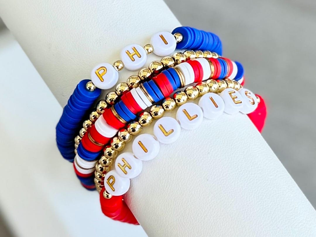 Philadelphia Phillies Bracelets, PHI Custom Game Day Accessory ...