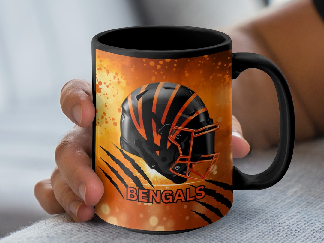 Bengals Ai-football Team Helmet Design Coffee Mug Gift - Etsy