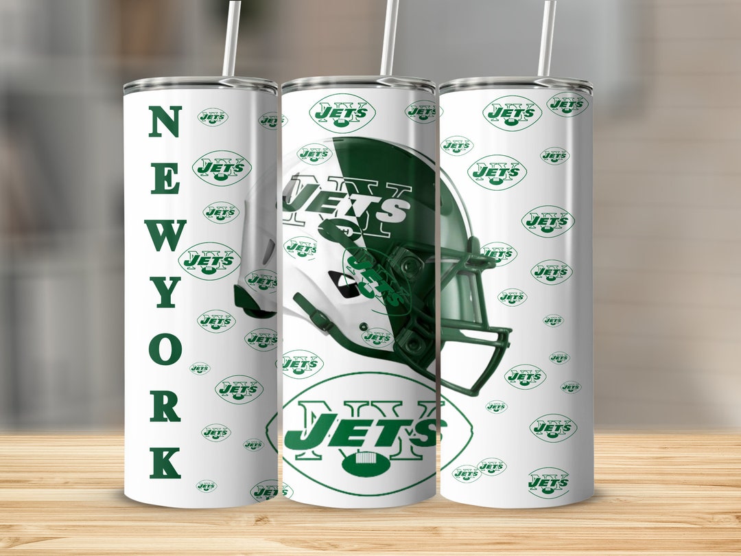 Jets Football Season Jets Helmet Design Tumbler 20oz Tumbler Football ...
