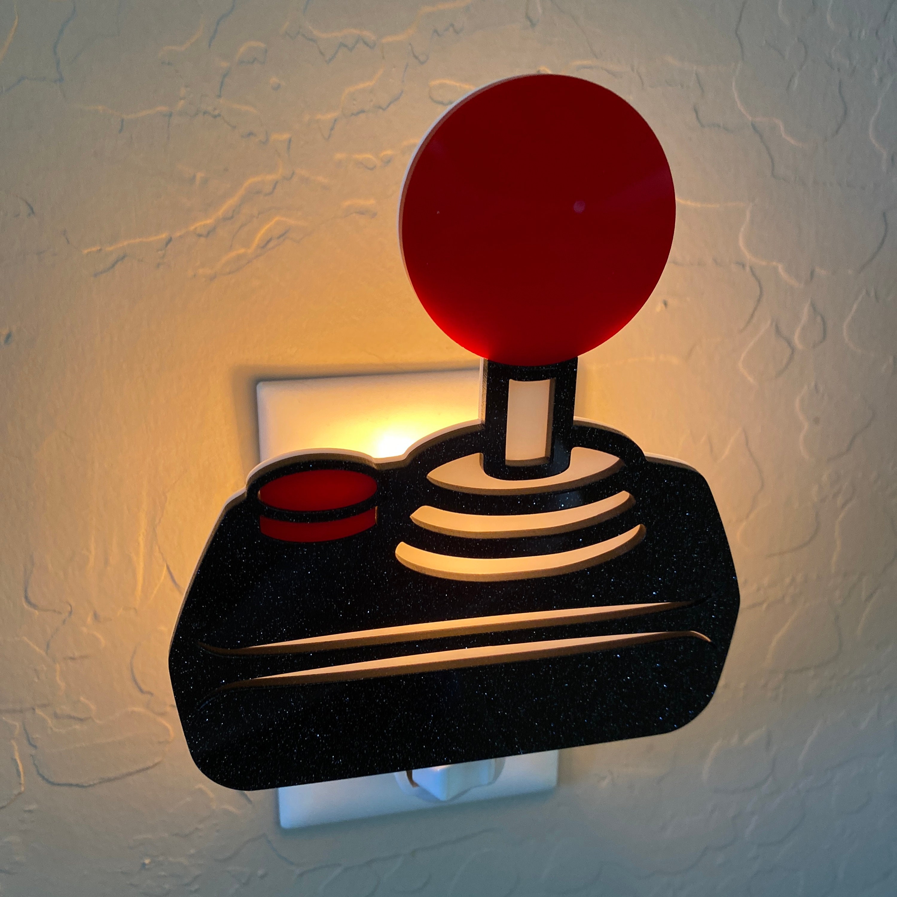 3D Retro joystick Night Light Nostalgic Video Games Pac-man Frogger ...