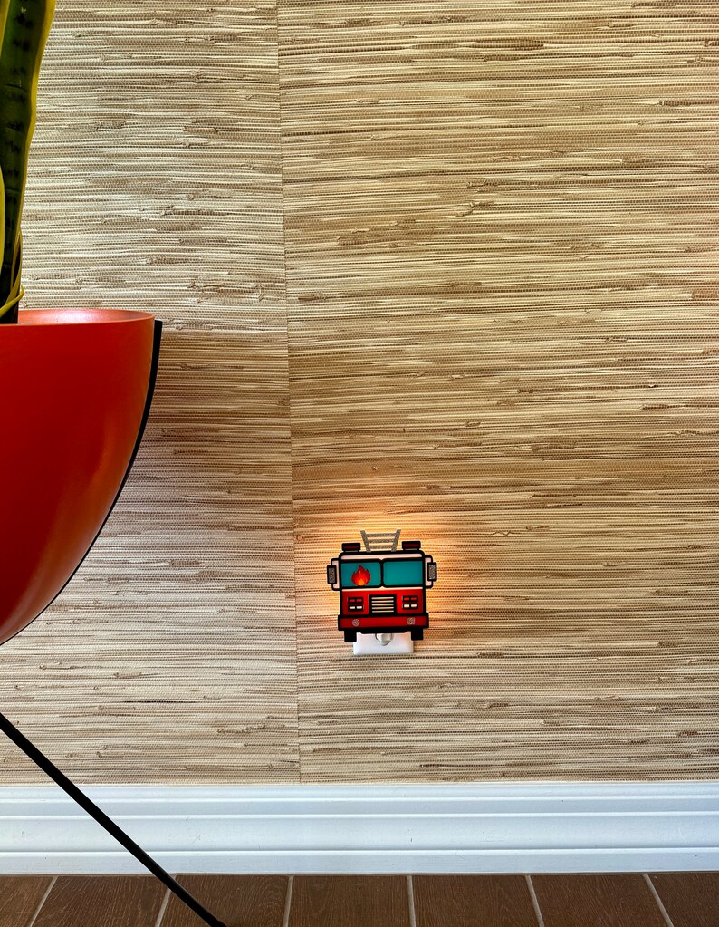 3D Handcrafted fire Truck Night Night Kid's Room Fire Engine ...