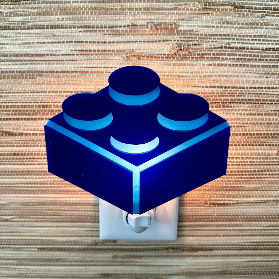 3D Classic "building Brick" Night Light | Lego-inspired | Nostalgic ...