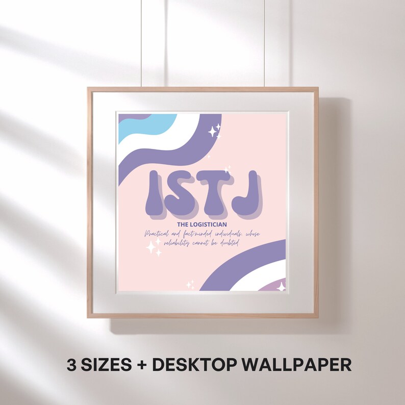 ISTJ the Logistician DIGITAL Wall Prints, 16 Personality Types Artwork ...