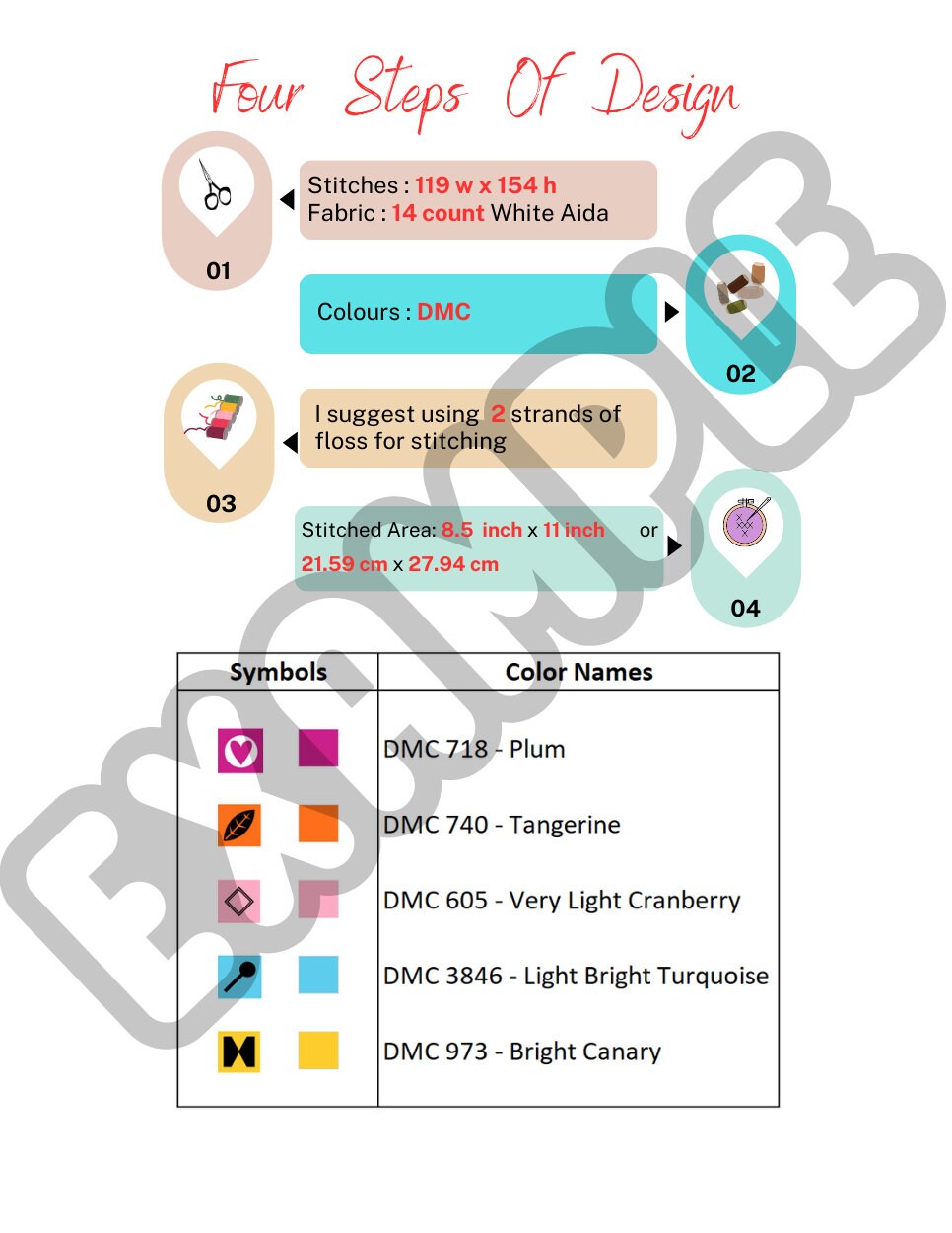 Letter E, Cross Stitch Alphabet Pattern, Floral Monogram, Counted Cross ...