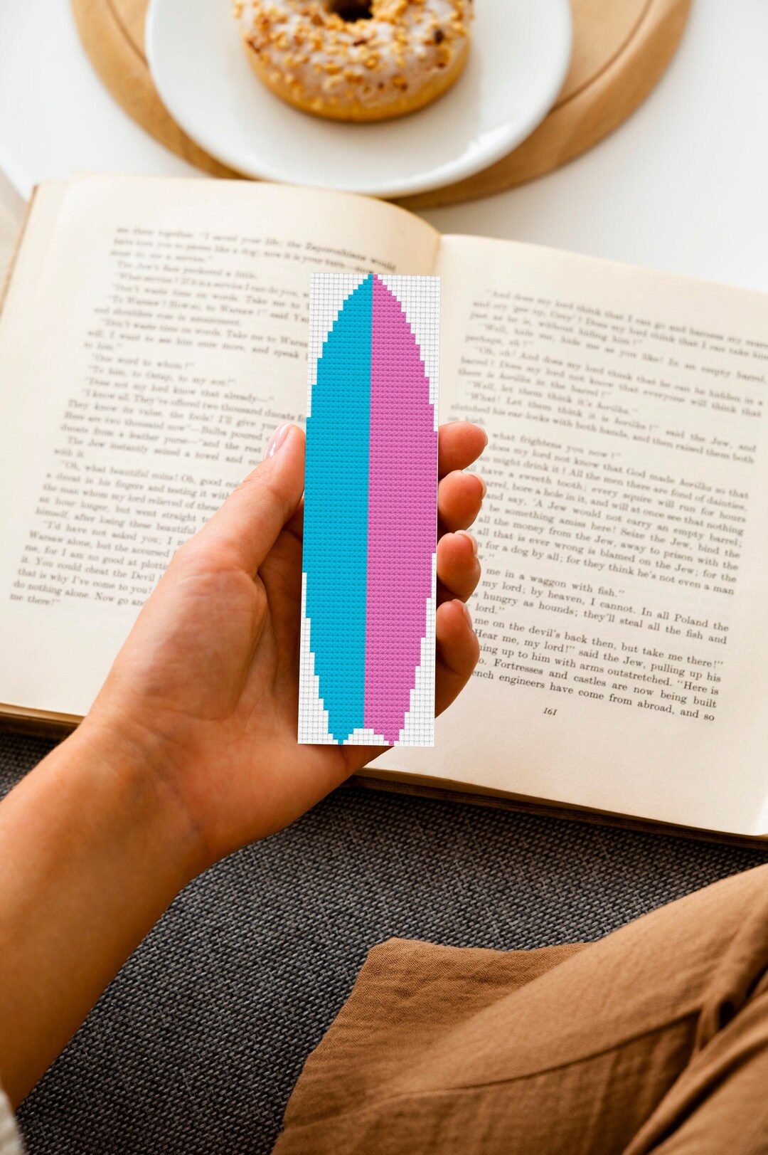 Surfboard Bookmark Cross Stitch Pattern, Summer Bookmark Cross Stitch ...