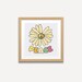 Peace Cross Stitch Pattern, Daisy Cross Stitch, Floral Peace Pattern ...