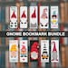 Gnome Bookmark Cross Stitch Pattern, Gnomes Bookmark Pattern, Funny ...
