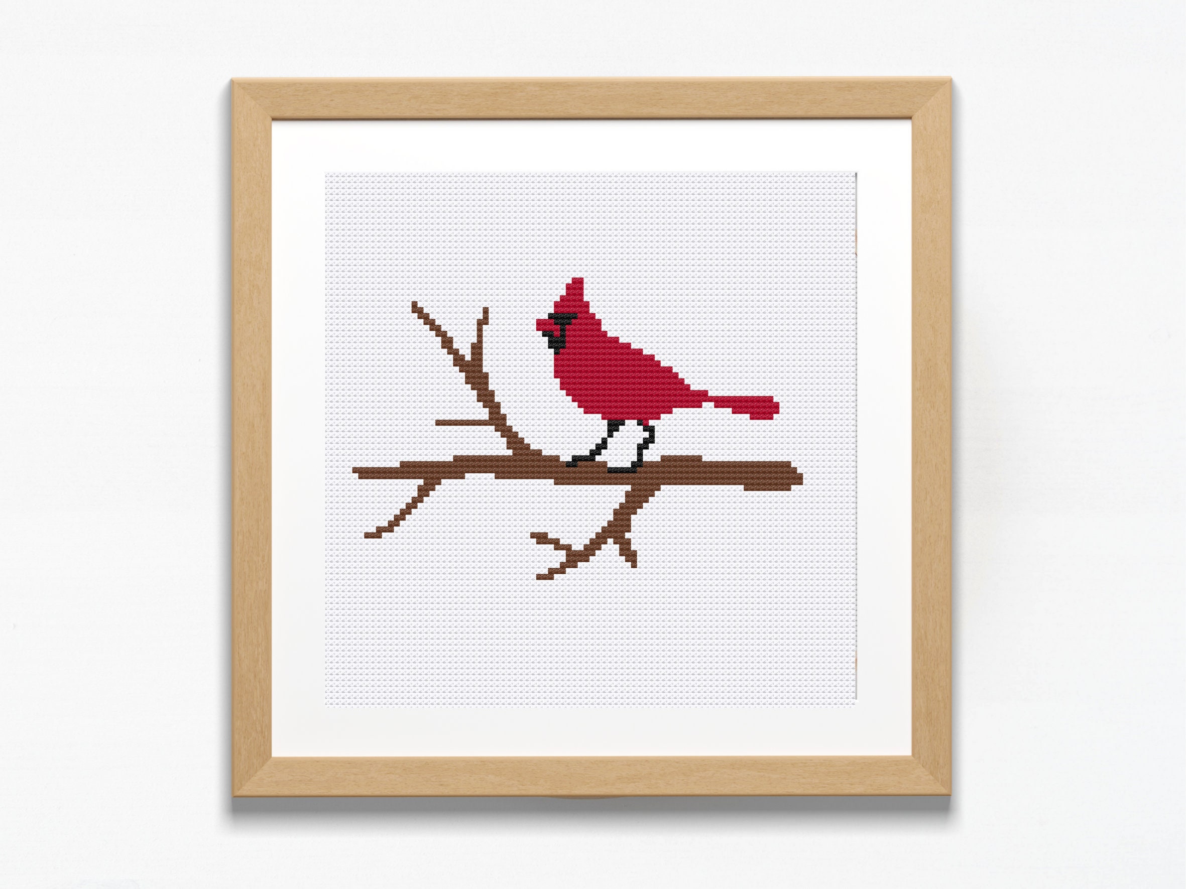 Northern Cardinal Cross Stitch, Pattern, Visitor From Heaven, Cardinal ...