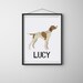 Personalized Pointer Dog Cross Stitch, Pointer Dog Pattern, Custom Dog ...