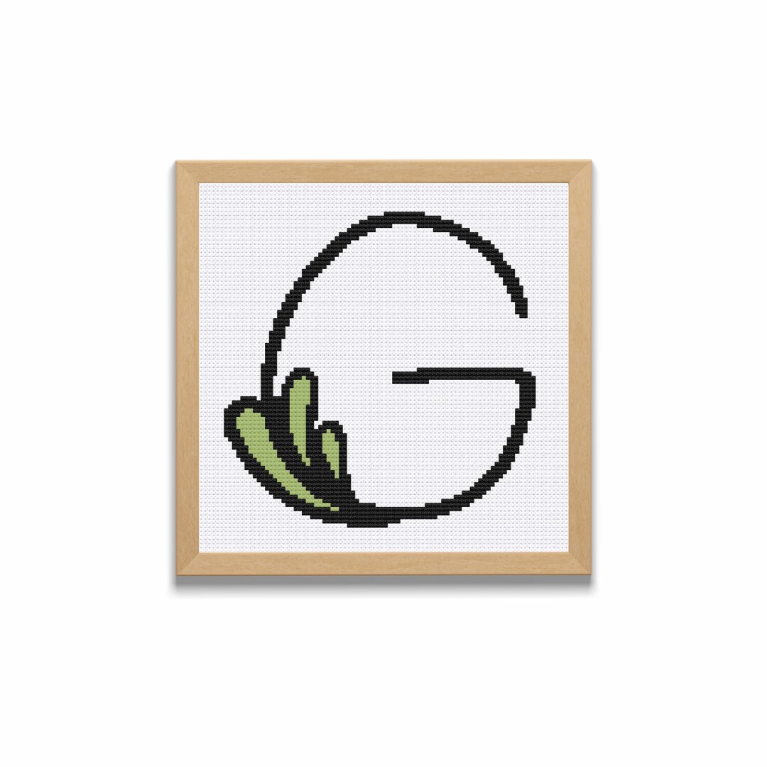 Floral Letter G, Cross Stitch G Pattern, Monogram G Cross Stitch ...