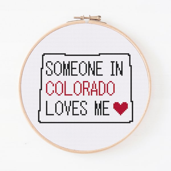 Colorado Cross Stitch Pattern - Etsy
