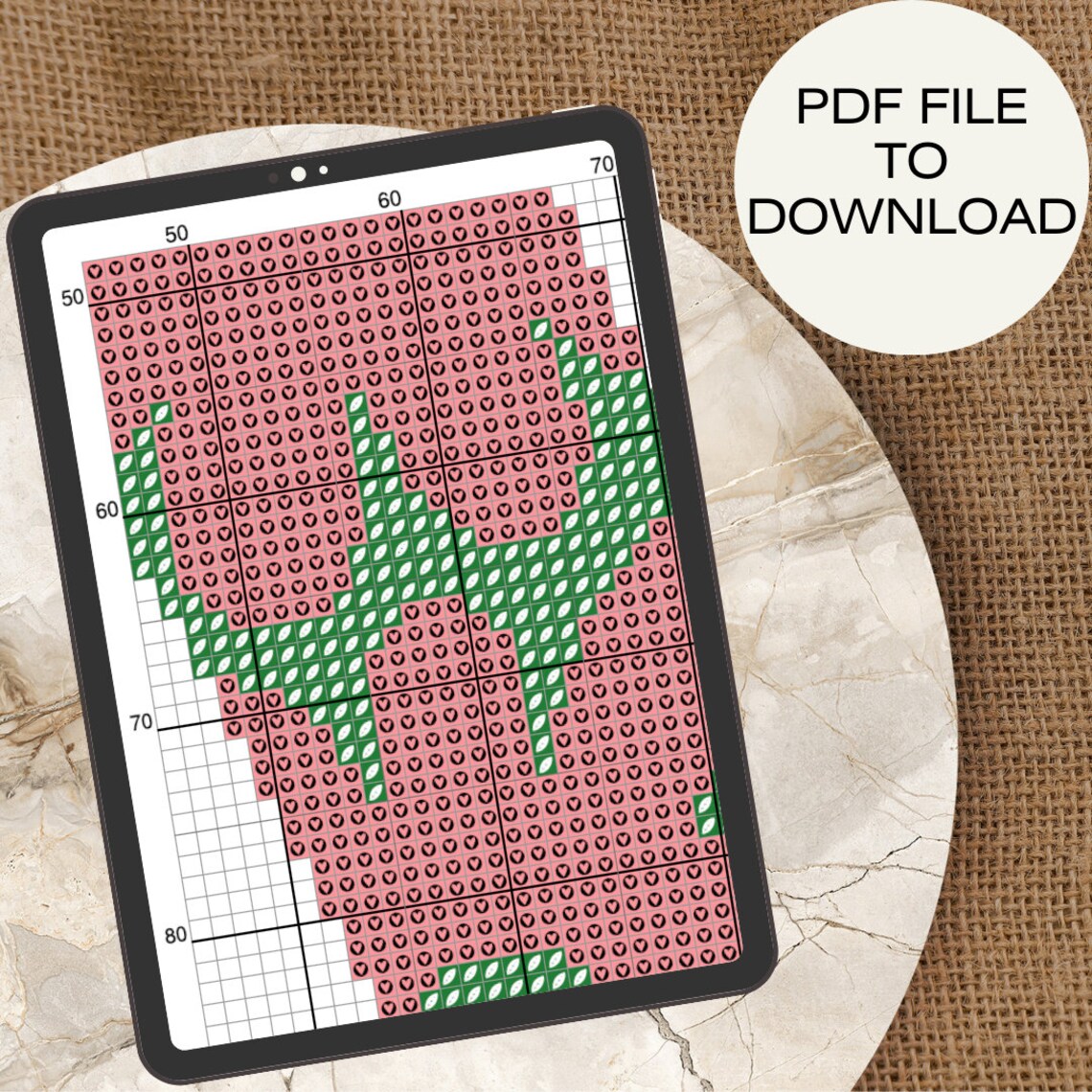 Letter A, Cross Stitch Alphabet Pattern, Floral Monogram, Counted Cross ...